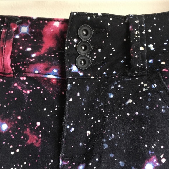 Blackheart | Jeans | Blackheart Stretch Super Skinny Black Galaxy Print ...